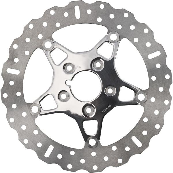 商品名EBC FSD012C Custom Stainless Steel Wide Band Floating Contour Front Brake Rotor for 2000+ Harley-Davidson (FSD012C)ブラ...