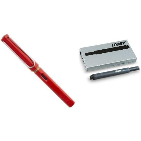 商品名【名入れ代込み】ラミー LAMY サファリ SAFALI 万年筆 レッド EFサイズ L16-EFLAMY Safari Red Extra Fine Point Fountain Pen (L16EF) (Extra Fine Pe...