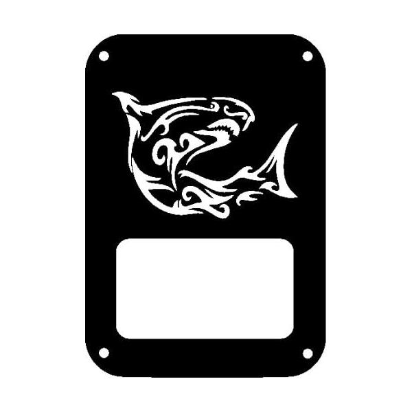 商品名JeepTails Tribal Shark Tail lamp Light Covers Compatible with Jeep JK Wrangler - Black - Set of 2ブランド：JeepTails商品サイズ：...