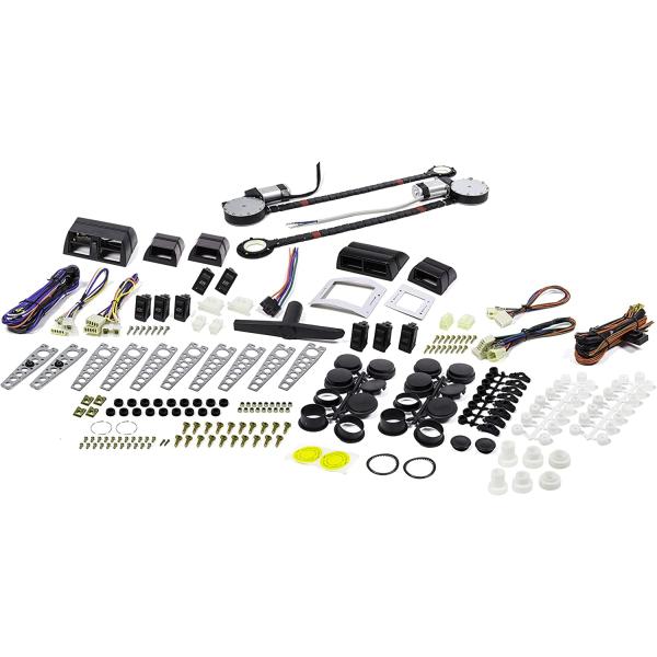 商品名AutoLoc Power Accessories AUTPW4650 2 Door Universal Power Window Kit with 3 Illuminated SwitchesAutoloc Power Access...