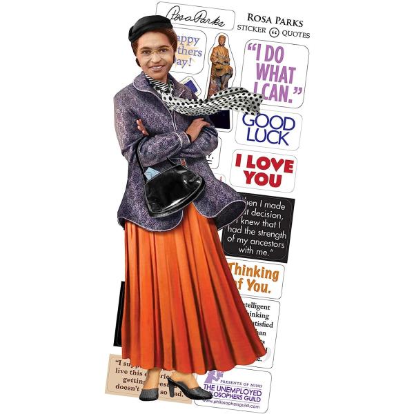 商品名Rosa Parks Quotable Notable - Greeting Card and Sticker Sheet - Envelope Includedブランド：The Unemployed Philosophers Gui...