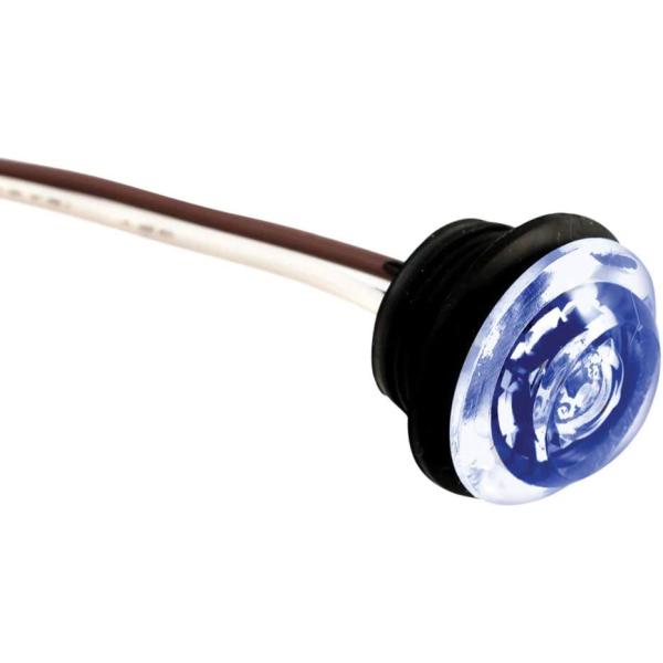 商品名革新的な照明LEDクリアレンズバルクヘッドShortieライトwith 219ブラックグロメット ブルーInnovative Lighting LED Clear Lens Bulkhead Shortie Light with 21...