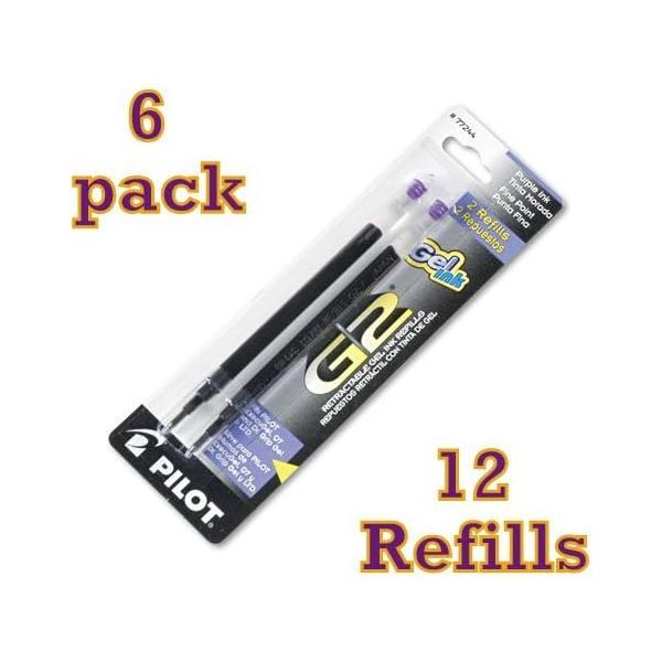 商品名値パック12のパイロットg2 Gelインク詰め替え、for Rolling Ball Pens , Fine Point ,パープルインク( 77244 )Pilot G2 Gel Ink Refill, for Rolling Ba...