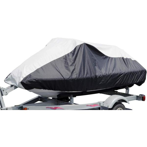 商品名Budge Deluxe Jet Ski Cover Fits Jet Skis 109"" to 120"" Long x 36.75"" Wide, Black/Gray (BA231212014)ブランド：Budge商品サイズ：...