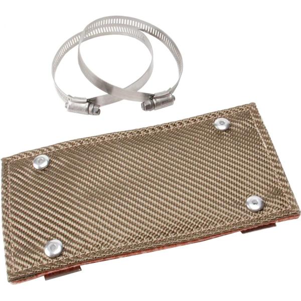 商品名TAN TITANM PIPESHLD 4X8INDesign Engineering 010453 Titanium Pipe Shield 4"" x 8"" Exhaust Heat Shieldブランド：Design Engi...