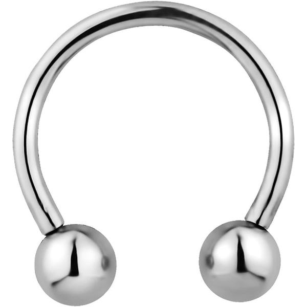 商品名16 g 11 mmサージカルスチール内部的Threaded Horseshoeボディピアスリング16g 11mm Surgical Steel Internally Threaded Horseshoe Body Piercing ...
