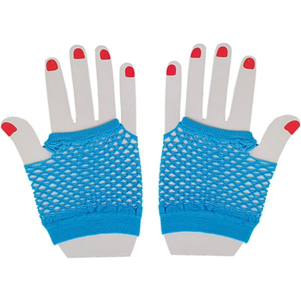 商品名Rhode Island Novelty Neon Fishnet Fingerless Wrist Gloves Party Accessory - Neon Blueブランド：Rhode Island Novelty商品サイズ：O...