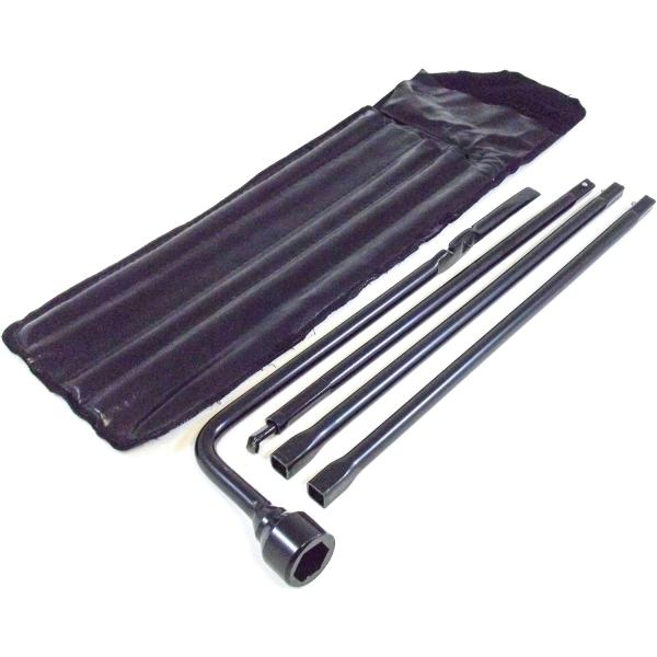 商品名Red Hound 自動車用スペアタイヤツールキット ケース付き 1999-2018 シボレー シルバラード 1500 &amp; GMC シエラ 1500 タイヤ アイアン ラグレンチ 4ピース ツールキット 下部スペア 1999-...