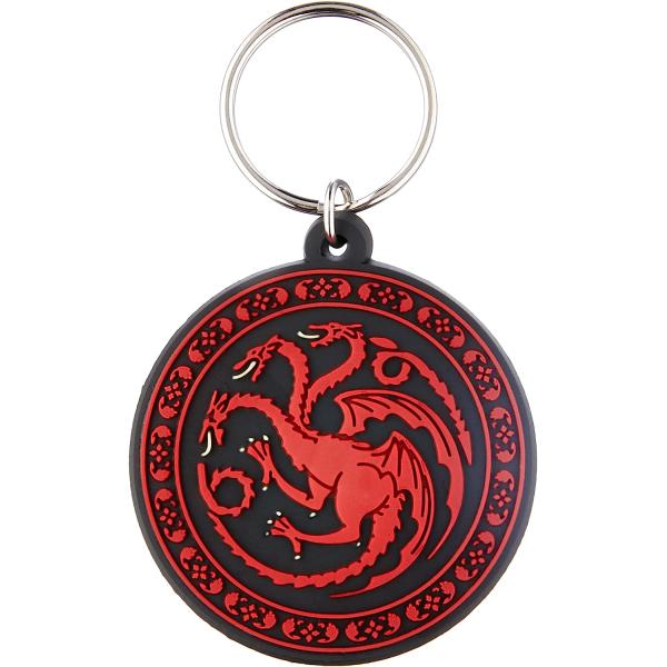 商品名Targaryenラバーキーホルダーの魂ハウスのゲーム Game of Thrones House of Targaryen Rubber KeychainGame of Thrones House of Targaryen Rubb...