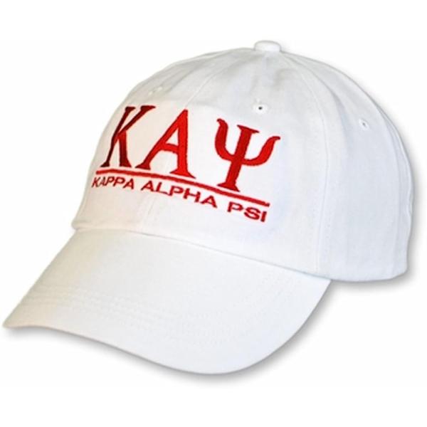 商品名Kappa Alpha Psi Baseball Cap, Line Design   White, One Size Fits Mostブランド：Greekgear商品サイズ：One Size高さ：1.3 cm横幅：15.2 cm奥...