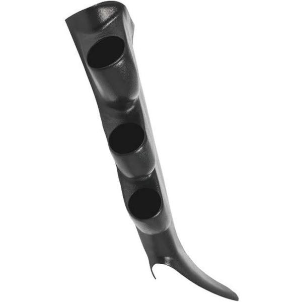 商品名GlowShift Black Triple Pillar Gauge Pod for 2000-2006 Chevrolet Chevy Silverado 1500 2500HD 3500HD Duramax - ABS Plas...