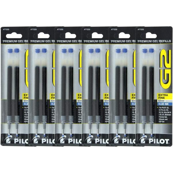 商品名Pilot Better BetterGrip EasyTouch 用 スティックボールペン 替芯 12 CountPilot G2, Dr. Grip Gel/Ltd, ExecuGel G6, Q7 Rollerball Gel ...
