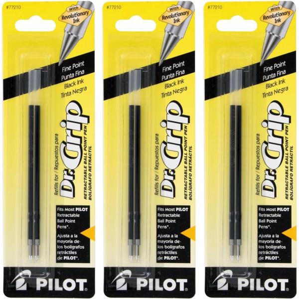 商品名Pilot Better/EasyTouch/Dr グリップ ノック式ボールペン替え芯 0.7mm 細字 ブラックインク 3本パックPilot Better/EasyTouch/Dr Grip Retractable Ballpoin...
