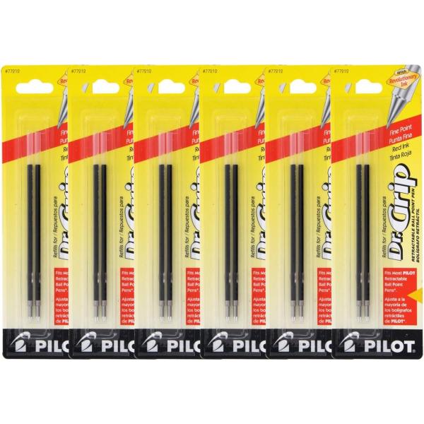 商品名Pilot Better/EasyTouch/Dr Grip 格納式ボールペンリフィル 0.7mm 細字 赤インク 2本6パック 合計12本Pilot Better/EasyTouch/Dr Grip Retractable Ball...