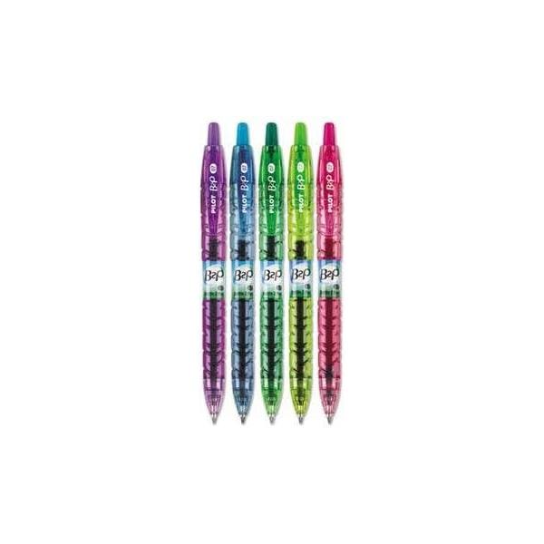 商品名パイロットb2p bottle-2-pen色Recycled格納式Gelインクペン, Assorted , 0.7 MM , 5 / Pack , Case of 6パックPilot B2P BOTTLE-2-PEN COLORS R...