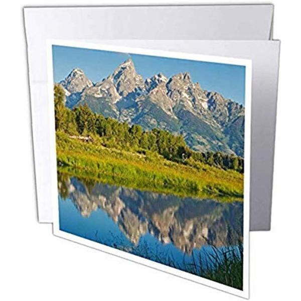 商品名Danita Delimont   チャールズ・Gurche   山   米国、ワイオミング、グランドティトン国立公園。   グリーティングカード Set of 12 Greeting Cards3dRose USA Wyoming ...