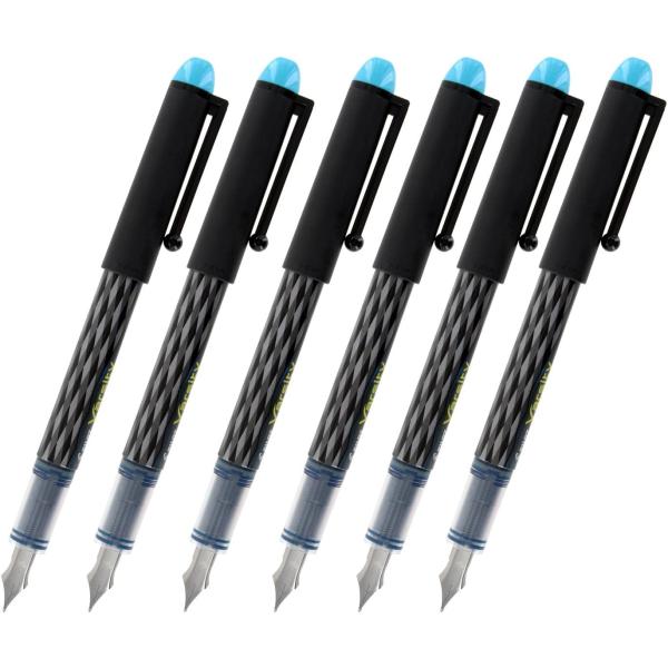 商品名パイロットVarsity Disposable万年筆,ターコイズインク, Medium Nib   6パックPilot Varsity Disposable Fountain Pen, Turquoise Ink, Medium Ni...