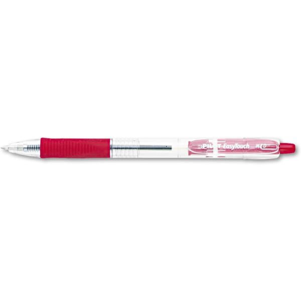商品名pil32222   Pilot EasyTouch格納式ペンPILOT 32222 Ballpoint Pen,Retract./Refill.,1Dz,Medium Pt,Cl/Red Inkブランド：PILOT商品サイズ：高さ：...