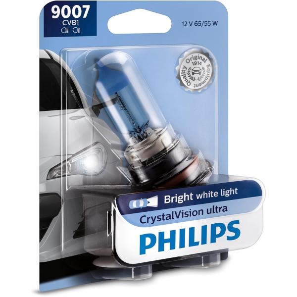 商品名Philips CrystalVision ウルトラアップグレード ヘッドライトバルブ2 9007CVB1Philips Automotive Lighting 9007 CrystalVision Ultra Upgrade Bri...