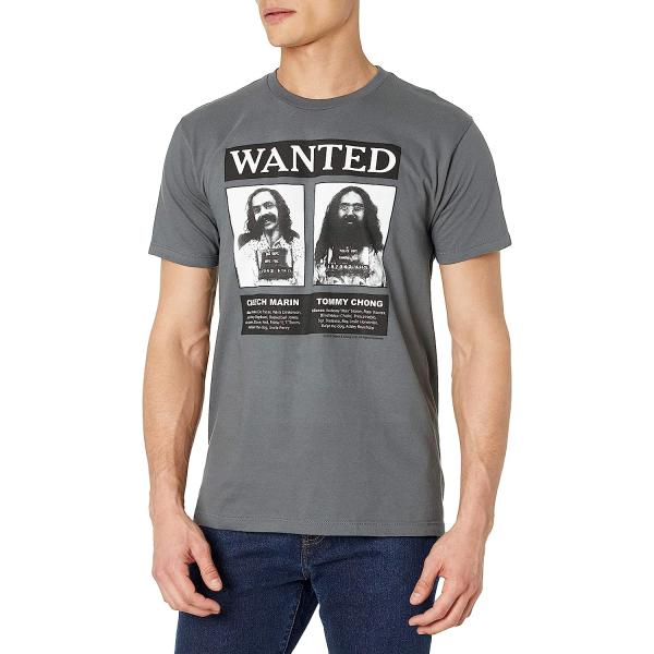商品名リキッドブルー メンズ チーチとチョンウォンテッド t シャツ US サイズ: Medium カラー: グレイLiquid Blue Men's Cheech and Chong-Wanted T-Shirt, Grey, Mediu...