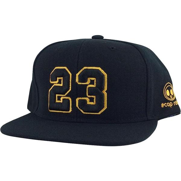 商品名CapRobot HAT メンズ US サイズ: One Size カラー: ブラックCaprobot Custom Embroidered Hat Player Jersey Number #23 Snapback Cap Blac...