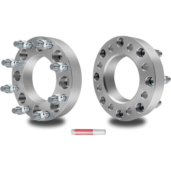 商品名ECCPP 2X 8 ラグホイールスペーサー 1.5インチ 8x6.5~8x6.5 126.15mm 14x1.5 シボレー・アバランチ 2500 HD 2500 HD GMC シエラ 1500HD 2500HD 3500HD用ECC...