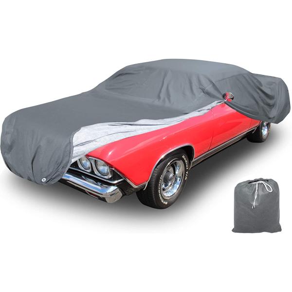 商品名OxGord ccar-940-ecamカスタム車カバー   防水5レイヤー   グローブフィットOxGord CCAR-940-ECam Custom Car Cover for El Camino - Water-Resistan...