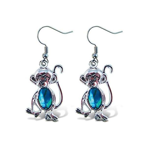 商品名[パズルド]Puzzled Monkey EarringsAnimals Collection1.35 INCHUnique Gift and SouvenirItem # 6820 [並行輸入品]Puzzled Monkey Ear...