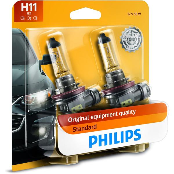 商品名フィリップス - 12362B2 フィリップス H11 標準ハロゲン交換用ヘッドライトバルブ、2パックPHILIPS - 12362B2 H11 Standard Halogen Replacement Headlight Bulb,...