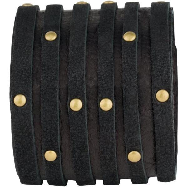 商品名CUFF Carin Smart Shredded Leather Bracelet, Blackブランド：cuff商品サイズ：高さ：9.7 cm横幅：11.4 cm奥行：13 cm重量：2313 g商品番号：CARIN-01色：Bl...
