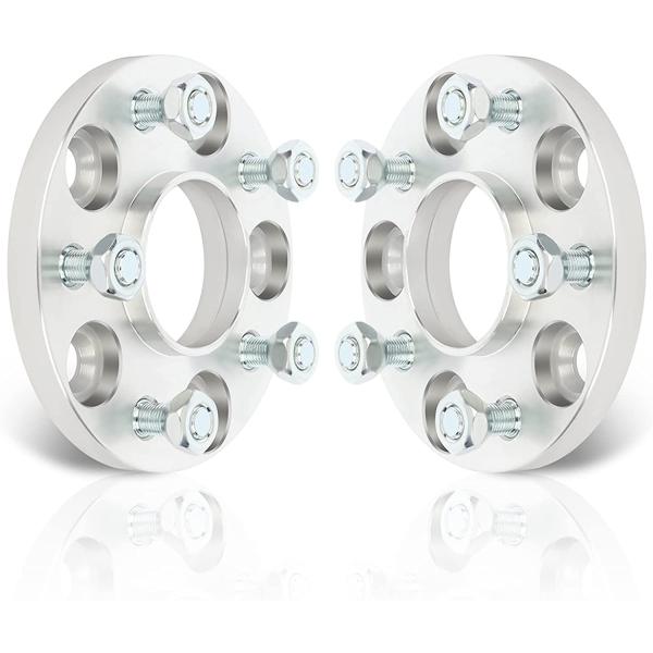 商品名ECCPP 2個 15mm 5x4.5 ハブセントリックホイールスペーサー 66.1mm ハブボア M12x1.25スタッド 5ラグ5x114.3 ホイールスペーサー G25 G35 M35 EX35 FX45 240SX 300ZX...