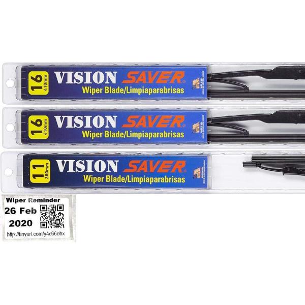 商品名Windshield Wiper Blade Set/Kit/Bundle for 2003-2009 Hummer H2 - Driver, Passenger &amp; Rear Blades &amp; Reminder St...