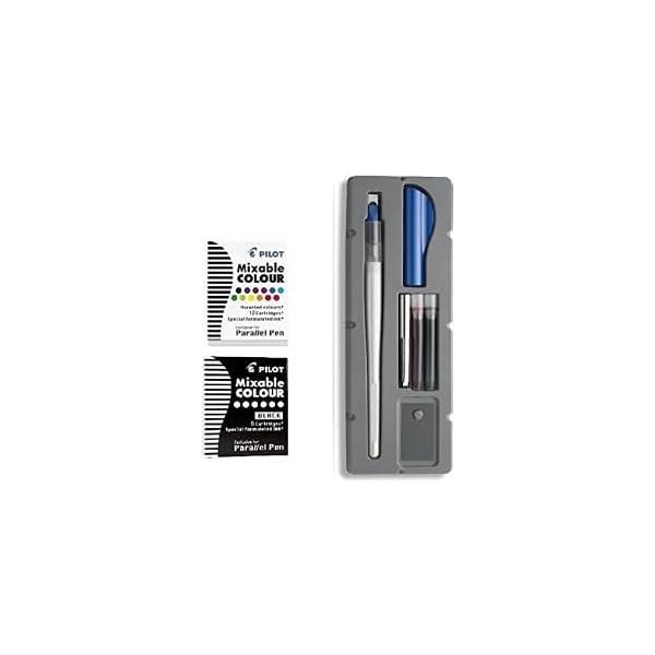 商品名Pilot Parallel Pen 2-Colour Calligraphy Pen Set with Black and Assorted Colours Ink Refills, 6.0mm Nib (90053)Pilot P...