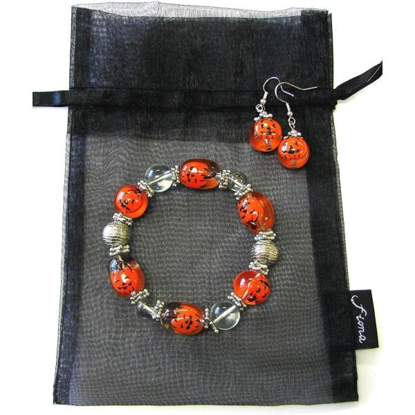 商品名Linpeng E-13/IUP10-4 ハロウィンイヤリングとブレスレットギフトセットLinpeng E-13/IUP10-4 Halloween Earrings and Bracelet Gift Setブランド：Linpeng...