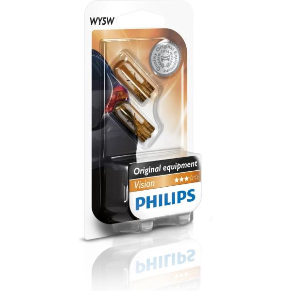 商品名Philips 12396NAB2 Light Bulbs Glass Base WY5W in Blister Pack ヨーロッパ製 (ペア)Philips 12396NAB2 Light Bulbs Glass Base WY5...