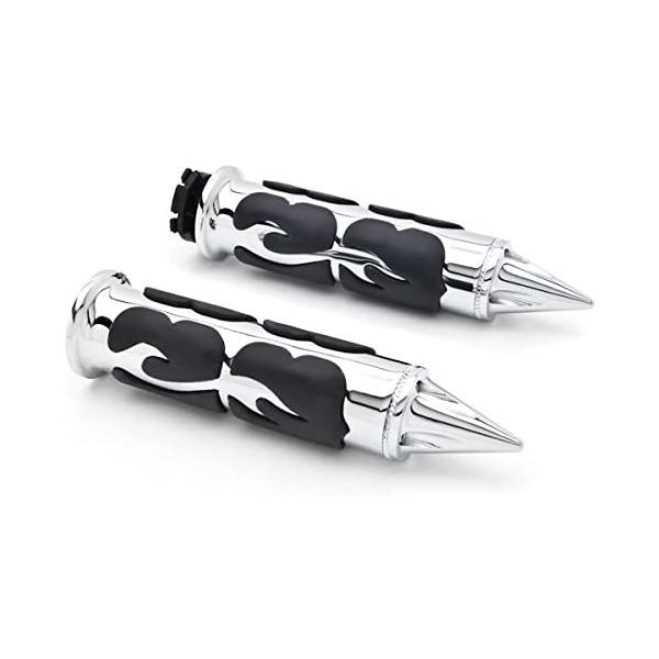 商品名Krator オートバイハンドグリップ 1インチ ハンドルバー ペア ハーレーダビッドソン ロードキング カスタム クラシックKrator Motorcycle Hand Grips 1 Inch Handlebar Bars Pai...