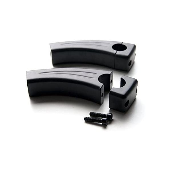 商品名Krator 4.5"" Black Motorcycle Handlebar Pullback Risers Compatible with Harley Davidson Ultra Tour Glide Classicブランド：...