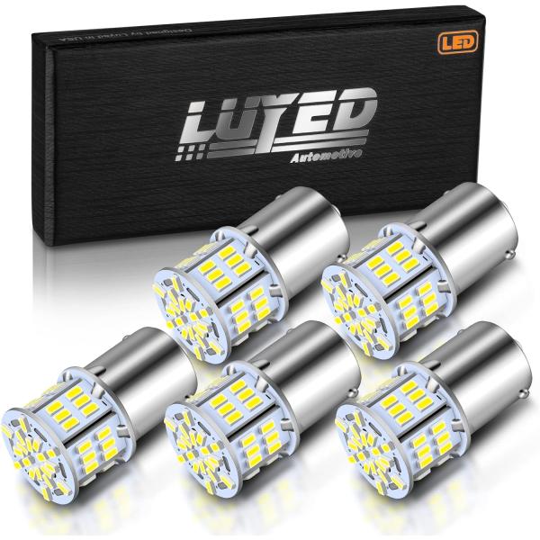 商品名New generation 12-24v !Super Bright Low Power !5 x 650 Lumens 1156 1141 1003 3014 54smd Led Light bulb Use for Back U...