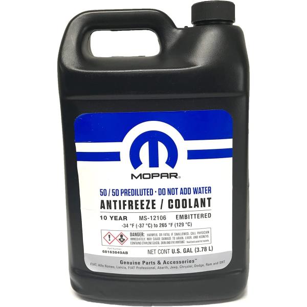 商品名Mopar クーラント 10年/150,000マイル 50/50 プリミックスMopar 68163849AB 10 Year/150,000 Mile Coolant 50/50 Premixed - Embitteredブランド：...