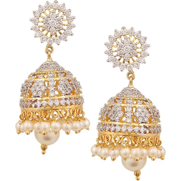 商品名Swasti Jewelsジルコンファッションジュエリー従来Ethnic真珠JhumkaイヤリングレディースSwasti Jewels Zircon Fashion Jewelry Traditiona Pearls Jhumka E...