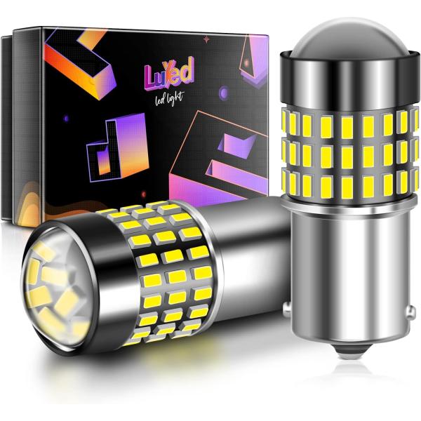 商品名LUYED 2 x 900Lumens Super Bright 1156 3014 78-EX Chipsets 1156 1141 1003 7506 LED Bulbs Used for Back Up Reverse Ligh...