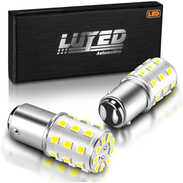 商品名LUYED 2 x 800 Lumens Super Bright 1157 2835 33-EX Chipsets 1157 2057 2357 7528 LED Bulbs Used For Turn Signal Lights,...