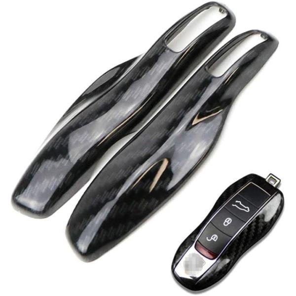 商品名iJDMTOY ぴったりフィットグロスメタリックスマートリモートキーフォブシェル(1) ポルシェCayenne Panamera Macan 911に対応 AA2208-CarboniJDMTOY Direct Replacement...