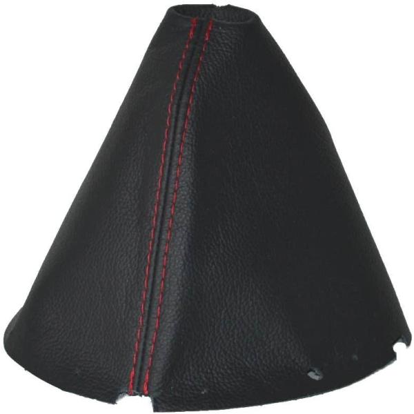 商品名The Tuning-Shop Ltd for Nissan 370Z Z34 2009-2016 Manual Shift Boot Black Leather with Red Stitchingブランド：The Tuning-S...