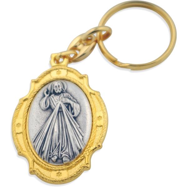 商品名デラックスゴールドカトリックキーチェーン VI1390Vatican Imports Deluxe Gold Catholic Keychain (Divine Mercy/Immaculate Conception)ブランド：Vat...