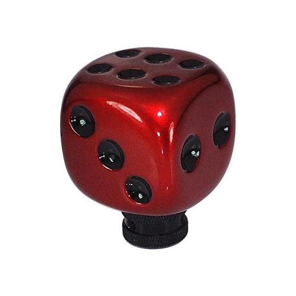 商品名Mavota 自動シフトノブアダプター ダイス ステアリングホイールノブ ハースト シフターノブ 3つのアダプター付き 車 トラック SUV レッドMavota Automatic Shift Knob Adapter Dice St...