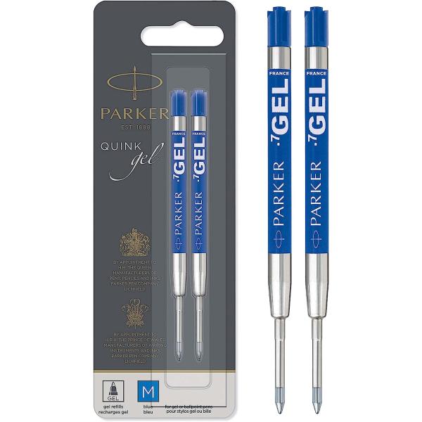 商品名Parker Refill for Parker Retractable Gel Ink Roller Ball Pens, Medium Conical Tip, Blue Ink, 2/Packブランド：Parker商品サイズ：p...