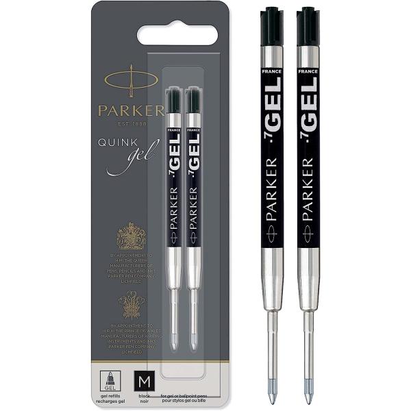 商品名PARKER(パーカー) ジェルペン替芯 ブラック M 2本入り 19 50362Parker Refill for Parker Retractable Gel Ink Roller Ball Pens, Medium Conica...