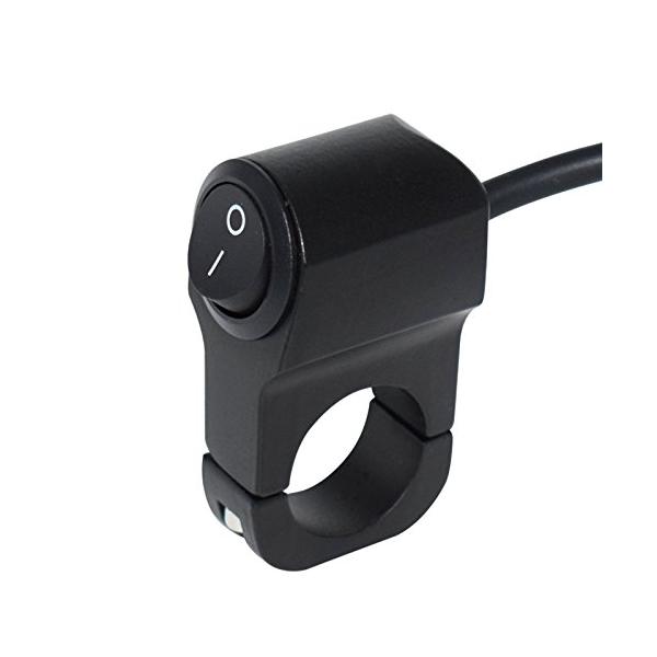 商品名ヘッドライトフォグスポットライトON/OFFスイッチ 防水 12V 22ｍｍハンドルバーオートバイ用Feiteplus 7/8"" Motorcycle Handlebar Mount ON-Off Switch DC 12V for...