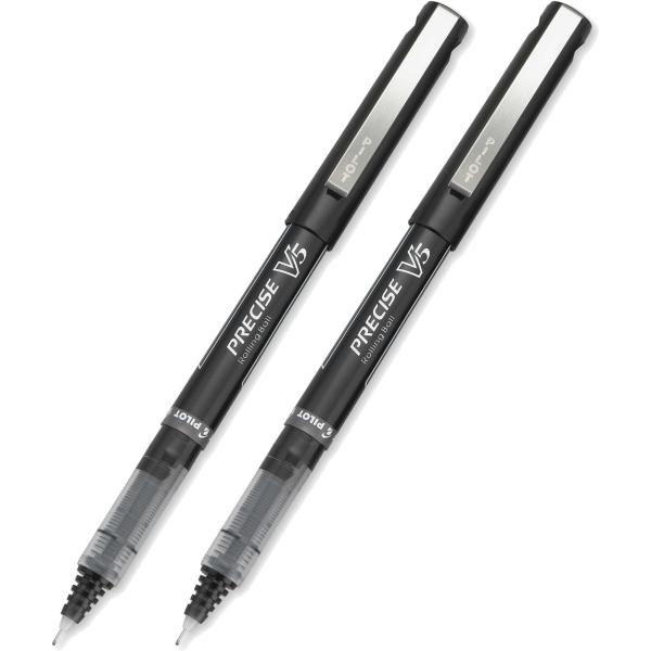 商品名Pilot Precise v5 Stick Rolling Ball Pens , Extra Fine Point、ブラック2 - Pack ( 35334 )Pilot Precise V5 Stick Rolling Ball...